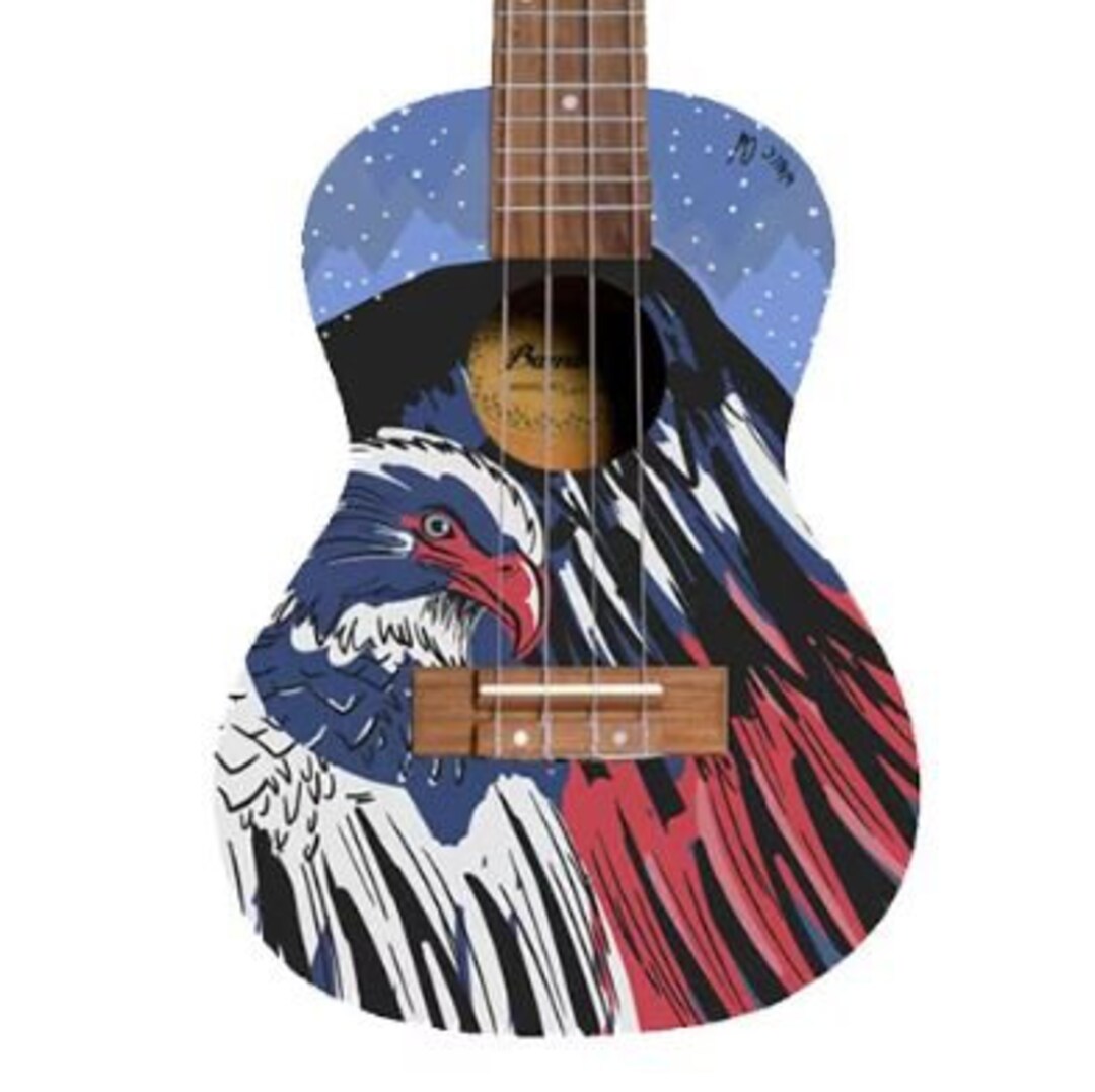 American Eagle Patriotic Ukulele W/ Gig Bag - Etsy