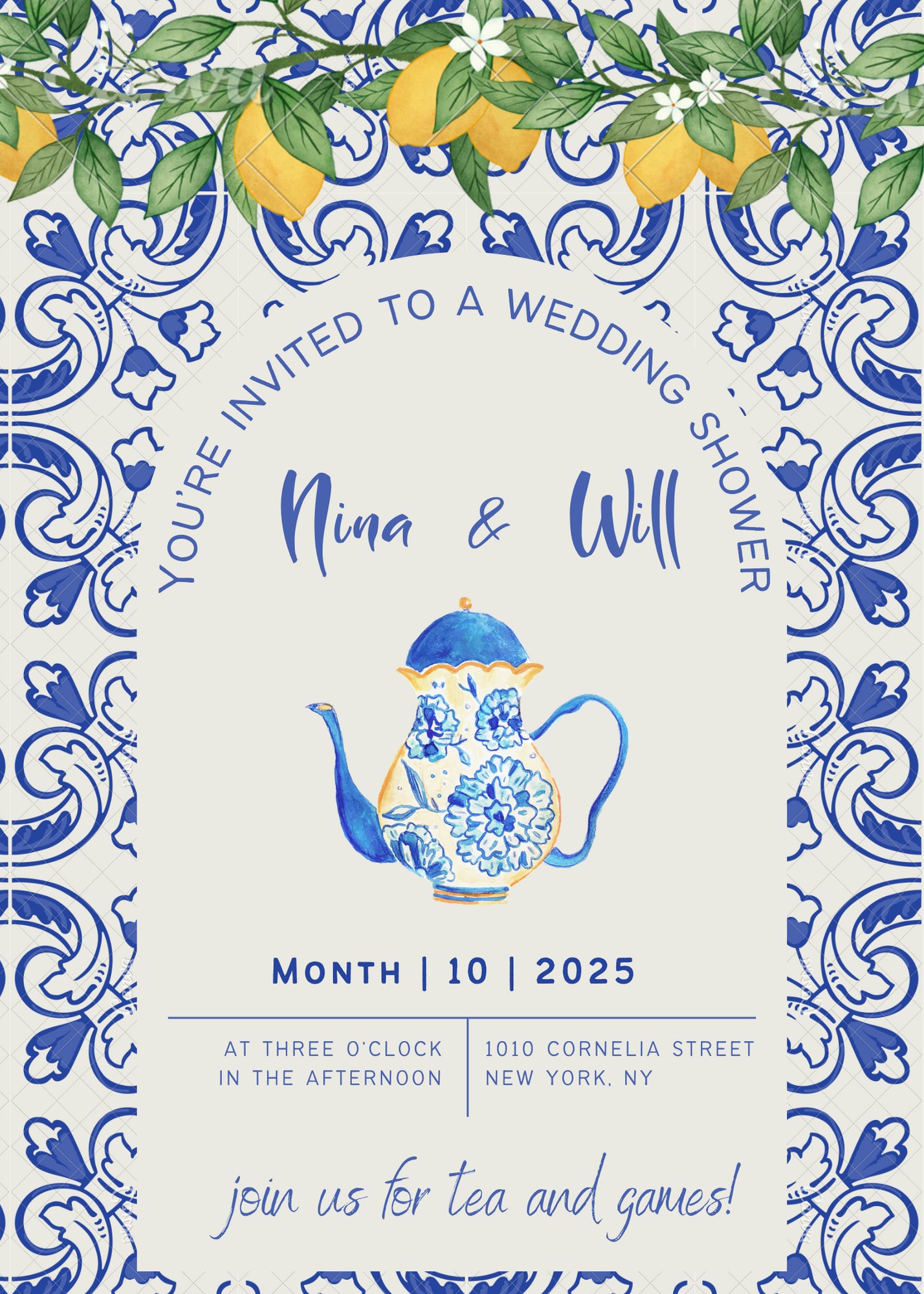 Wedding Shower Invitation - Etsy