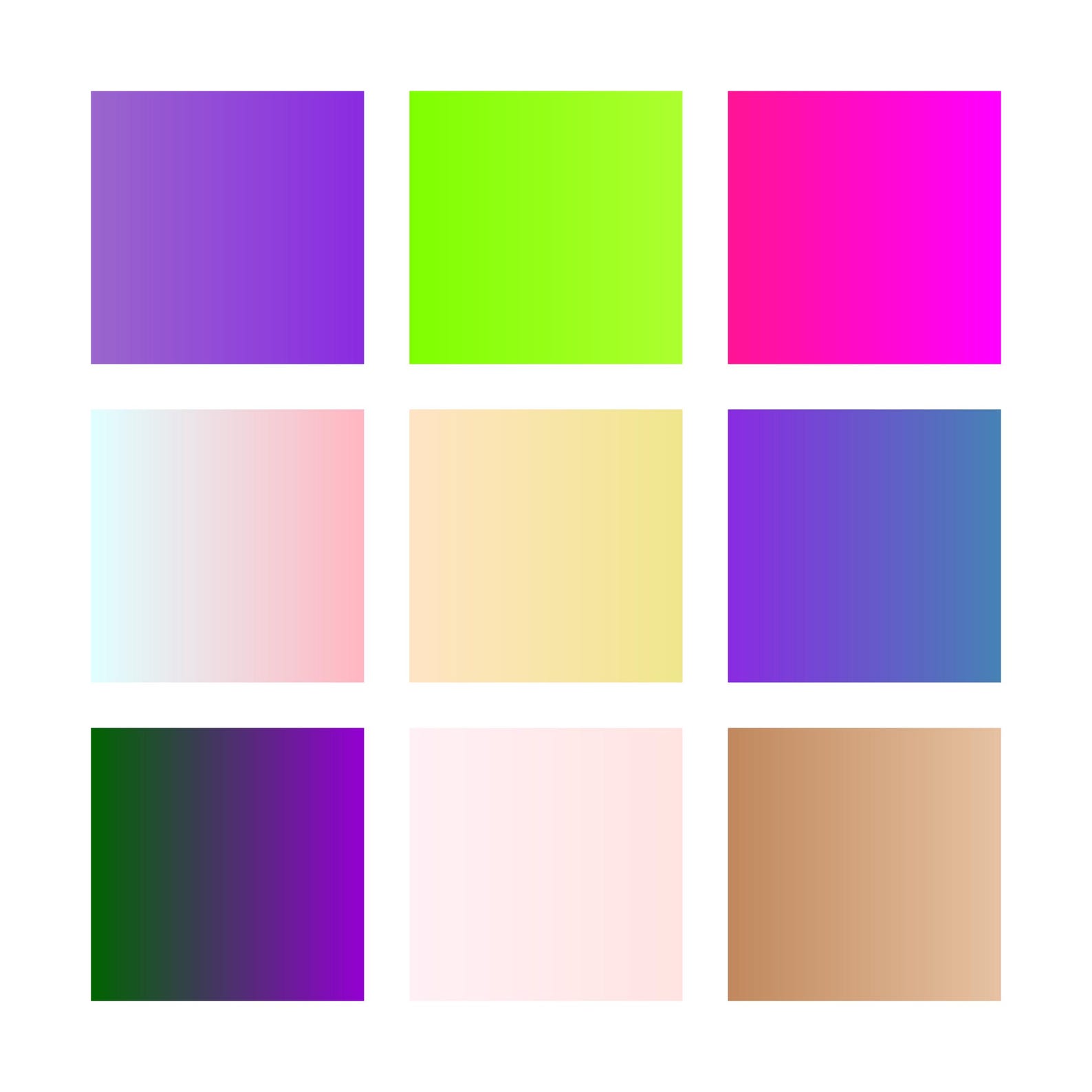 100 Two-tone Special Effects Gradients – PNG, JPG & Ai | High ...