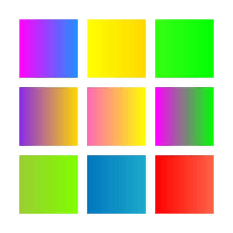 100 Two-tone Vibrant Gradients – PNG, JPG & Ai | High-resolution ...