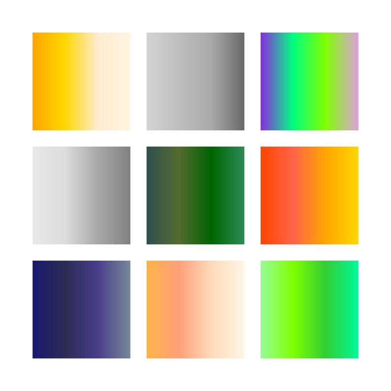 Halloween Gradients: 100 Tones, PNG JPG & AI (digital Download) - Etsy