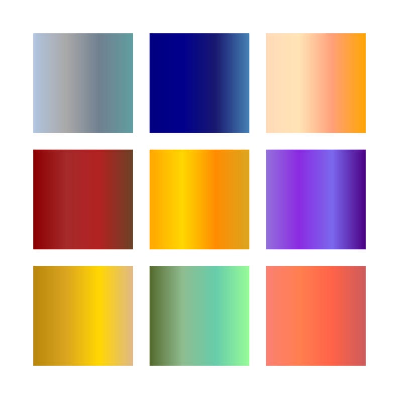 Vintage Tone Gradients: 100 PNG, JPG & AI Textures (digital Download ...