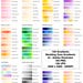 Wedding Gradients: 100 Tones, PNG JPG AI (digital Download) - Etsy