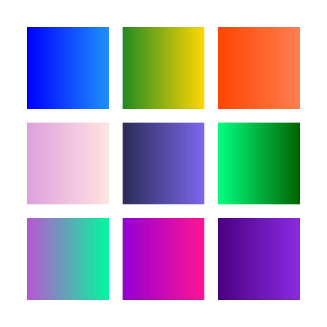 100 Two-tone Special Effects Gradients – PNG, JPG & Ai | High ...