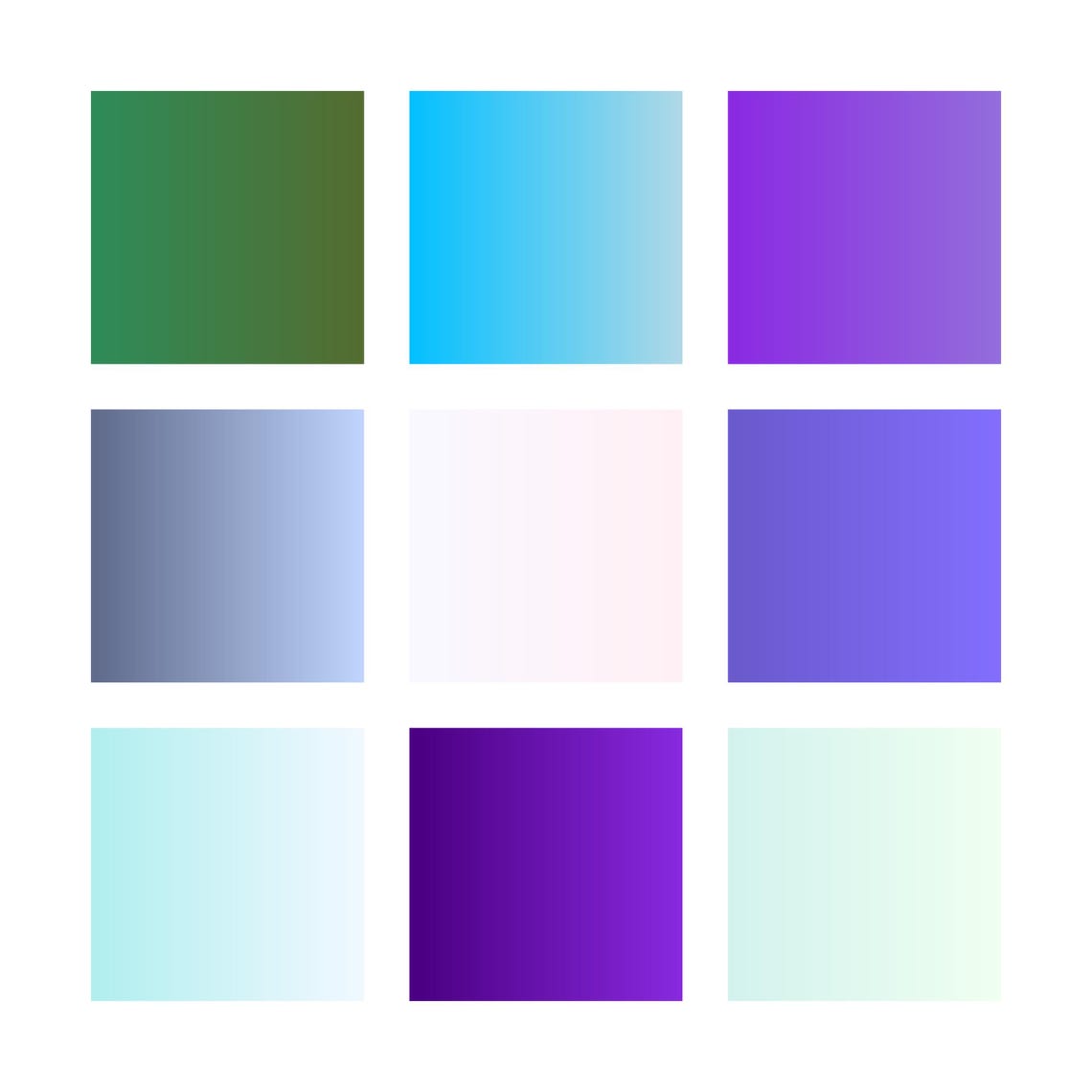 100 Two-tone Cool Gradients – PNG, JPG & Ai | High-resolution 3600x3600 ...