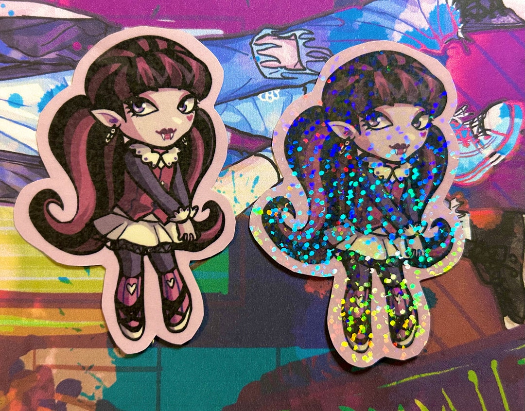Draculaura Holographic Sticker - Etsy