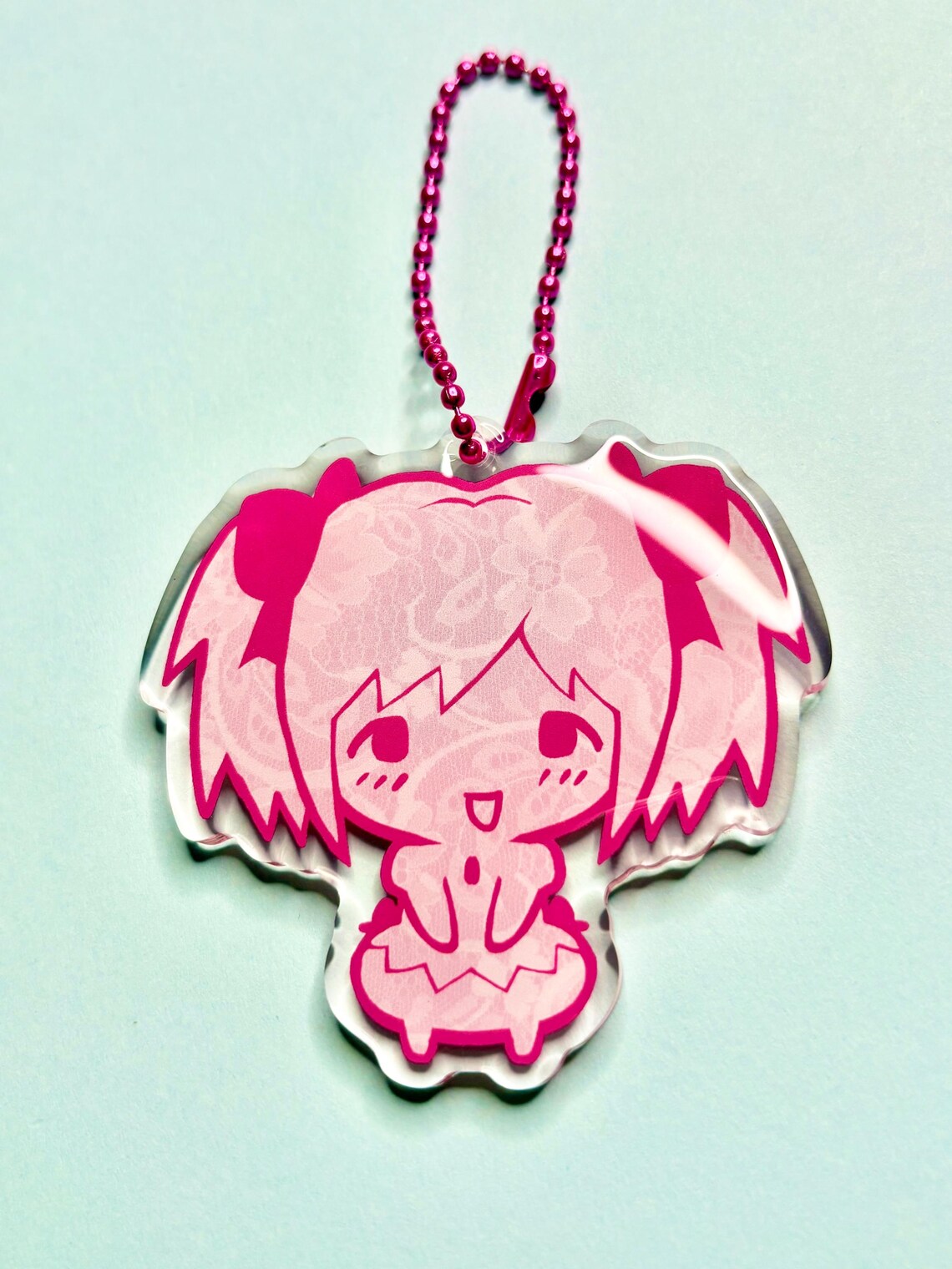 Madoka Magica Chibi 2.5” Keychain Charm - Etsy