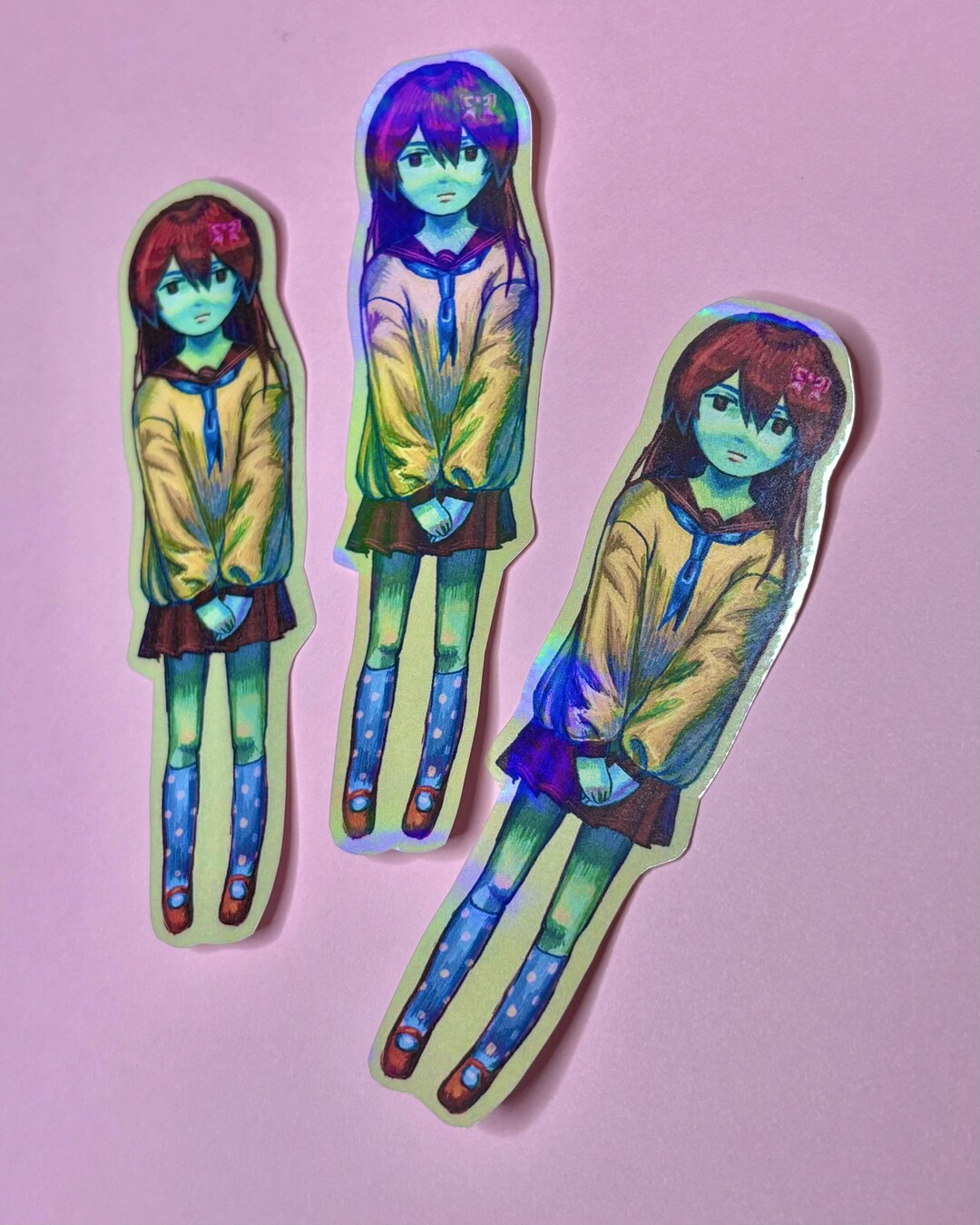 Spotted Socks Holographic Stickers - Etsy