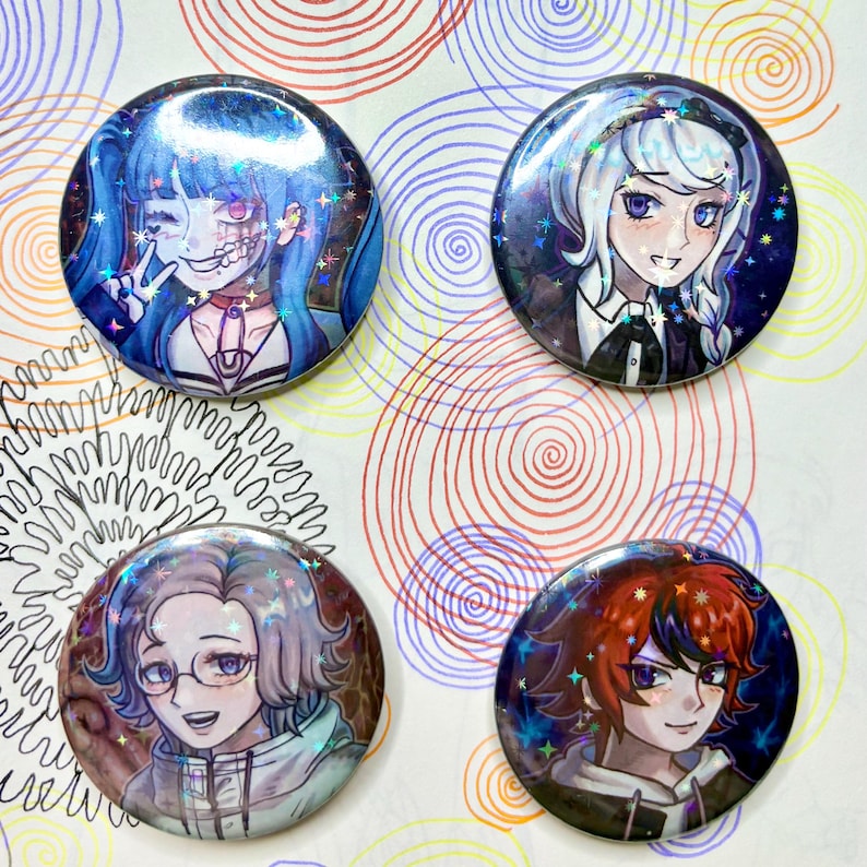Hundred Line 45mm/1.75” Pinback Buttons - Etsy