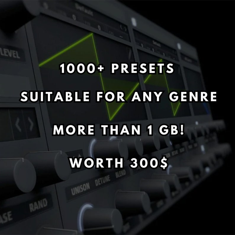 1000 SERUM Presets Pack 2024 WINDOWS Music Production Mixing Mastering Waves Fabfilter Life ...