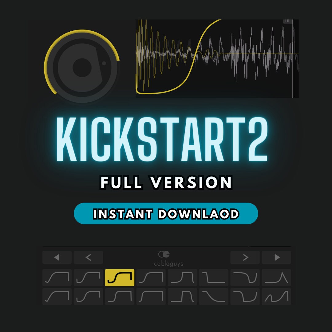 Kickstart 2 Nicky Romero Plugin 2024 WINDOWS Music Production Mixing Mastering Waves Life ...