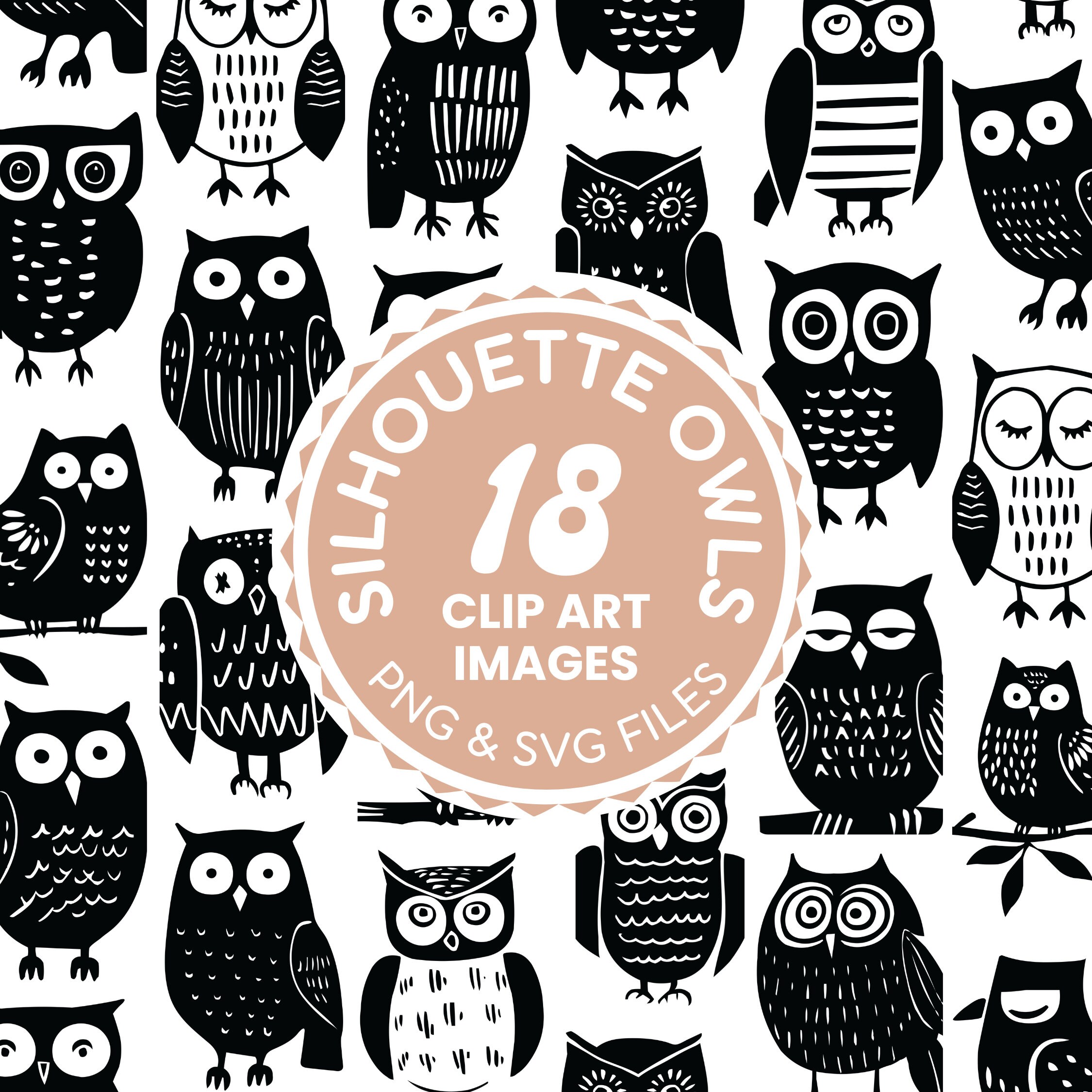 Owl Svg Bundle, Boho Svg Bundle Files for Cricut, Silhouette Svg, Svg ...