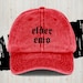 Elder Emo Embroidered Vintage Cotton Twill Cap, Emo Hat - Etsy