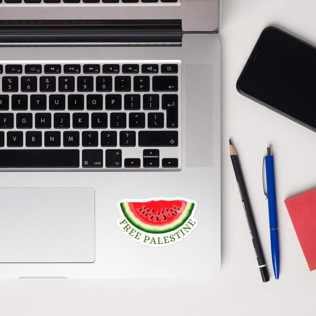 Free Palestine Watermelon Sticker, Watermelon Sticker, Let Gaza Live ...
