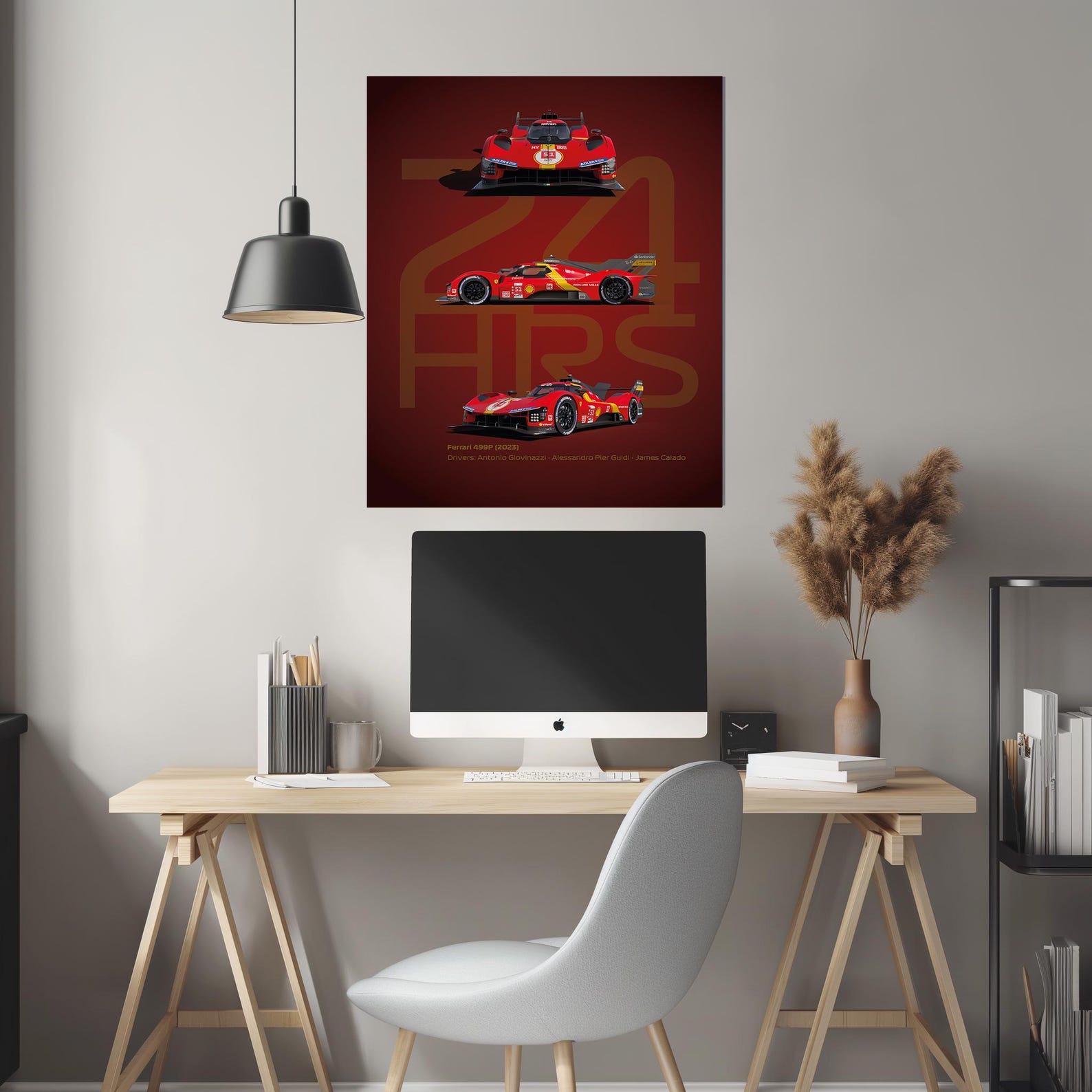 Ferrari Lemans 2023 WEC 499p,winner,number 51,racing Fan Gift,high ...