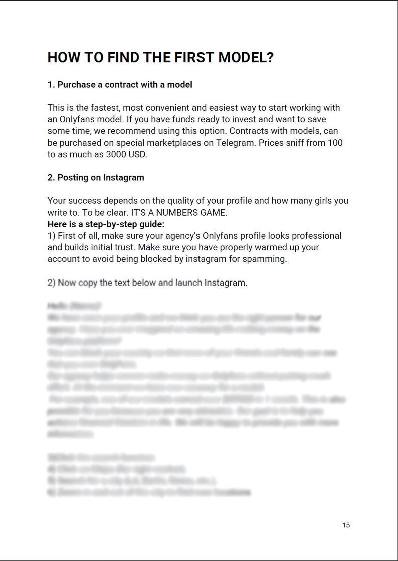 OFM How to Become Onlyfans Manager - Step by Step Guide Ebook - Etsy