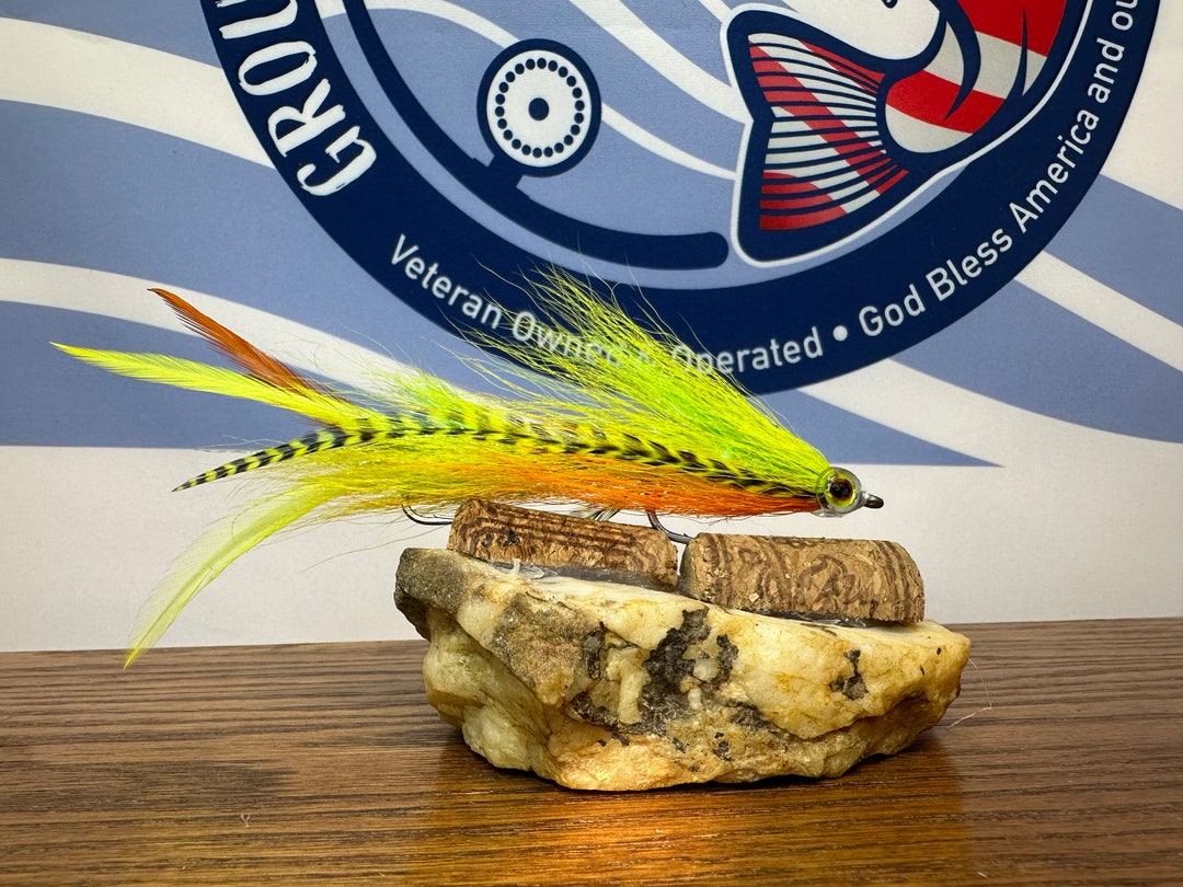 6inch Articulated Streamer Salt Water Streamer firetiger - Etsy