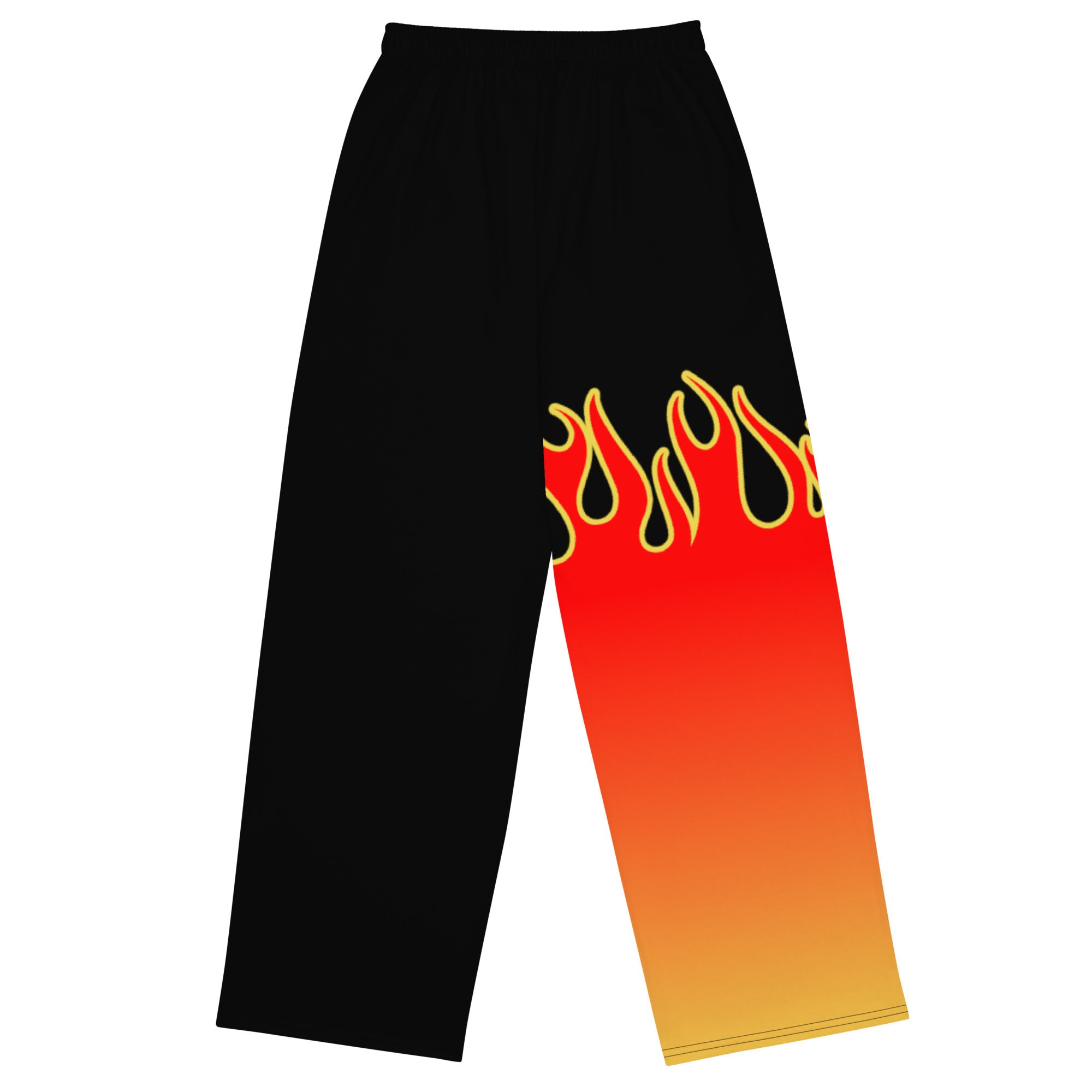 Fighting Flame Wide-leg Training Pants Joggers Trousers Pyjamas - Etsy