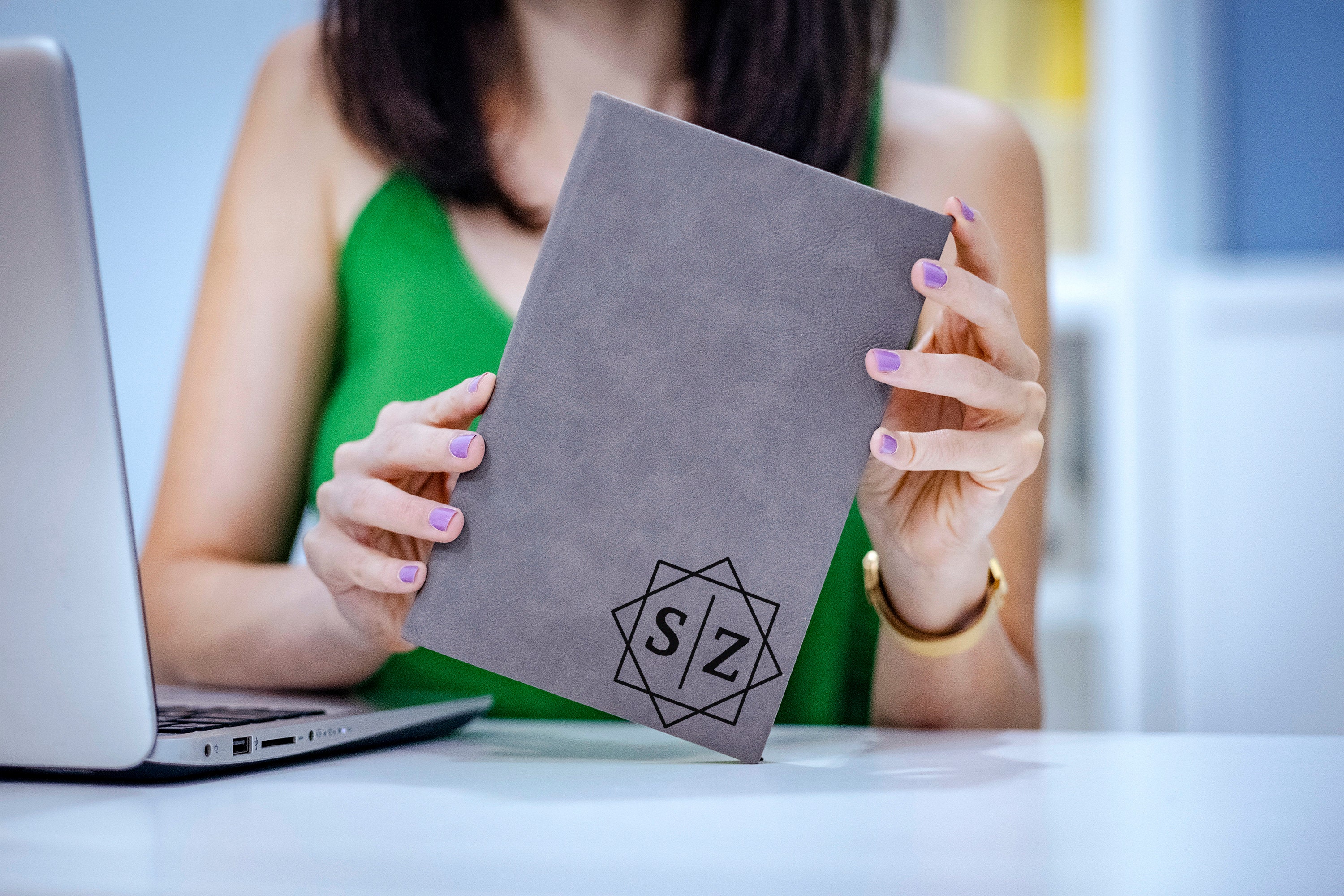 Personalized Leather Journal, Company Logo Leather Journal, Custom ...