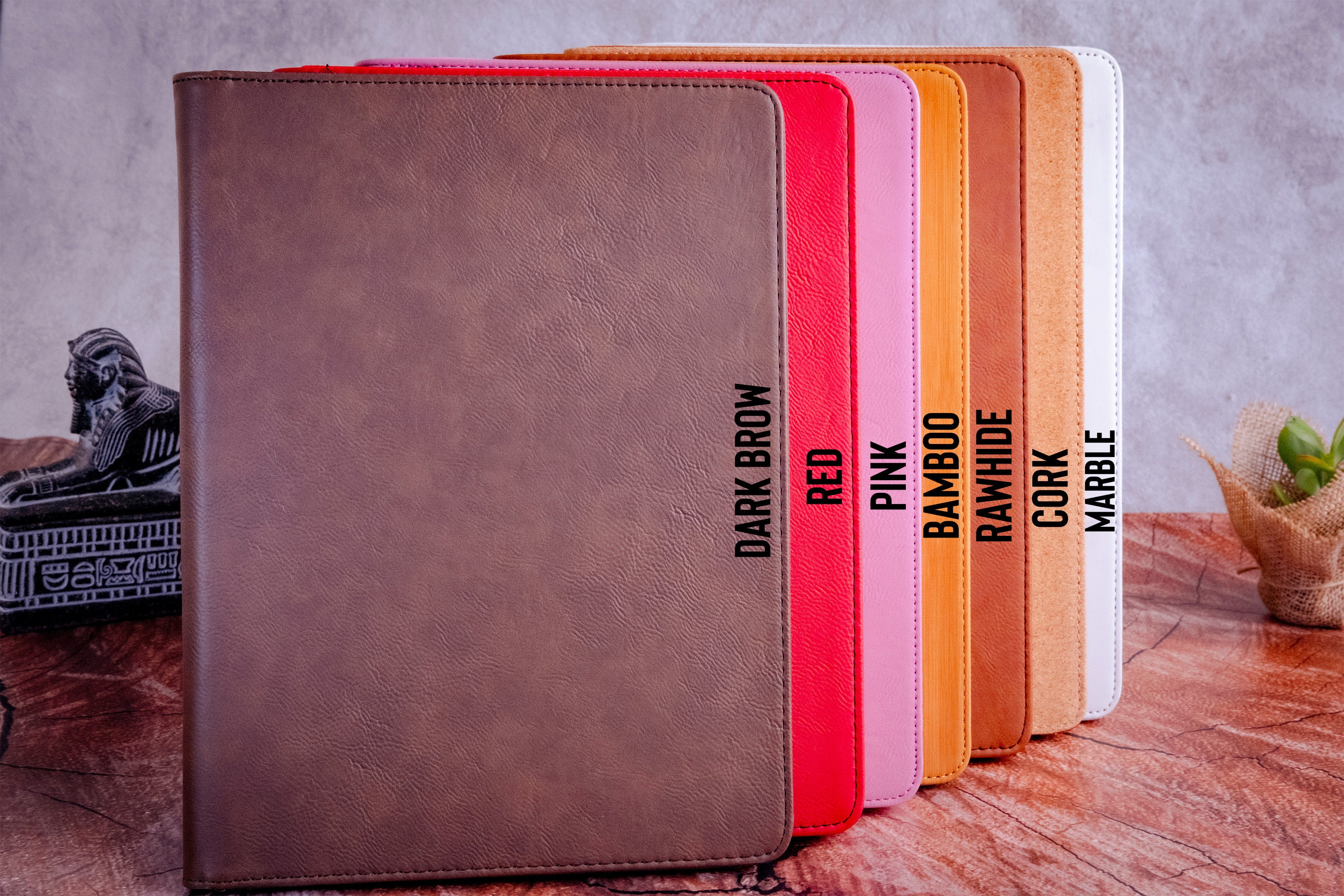 Personalized Zipper Portfolio, Refillable Portfolio, Custom Portfolio ...