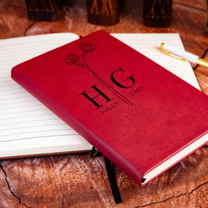 Personalized Leather Journal, Company Logo Leather Journal, Custom ...