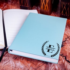 Personalized Leather Journal, Company Logo Leather Journal, Custom ...