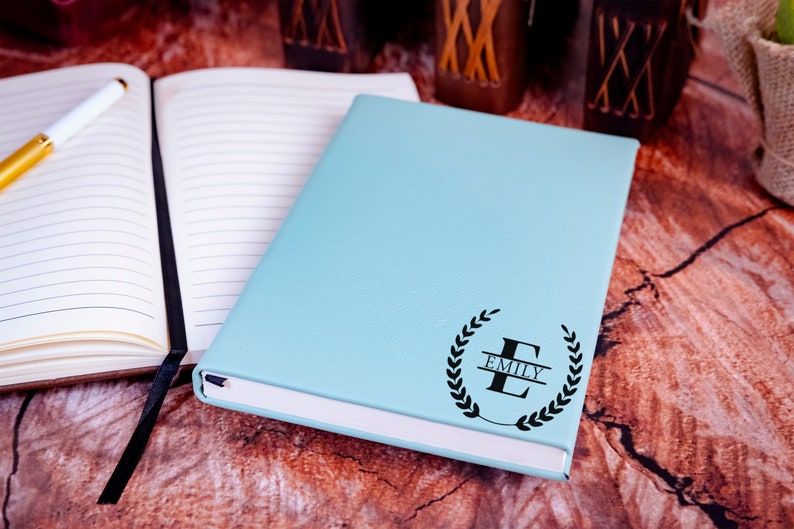 Personalized Leather Journal, Company Logo Leather Journal, Custom Journal Notebook ...