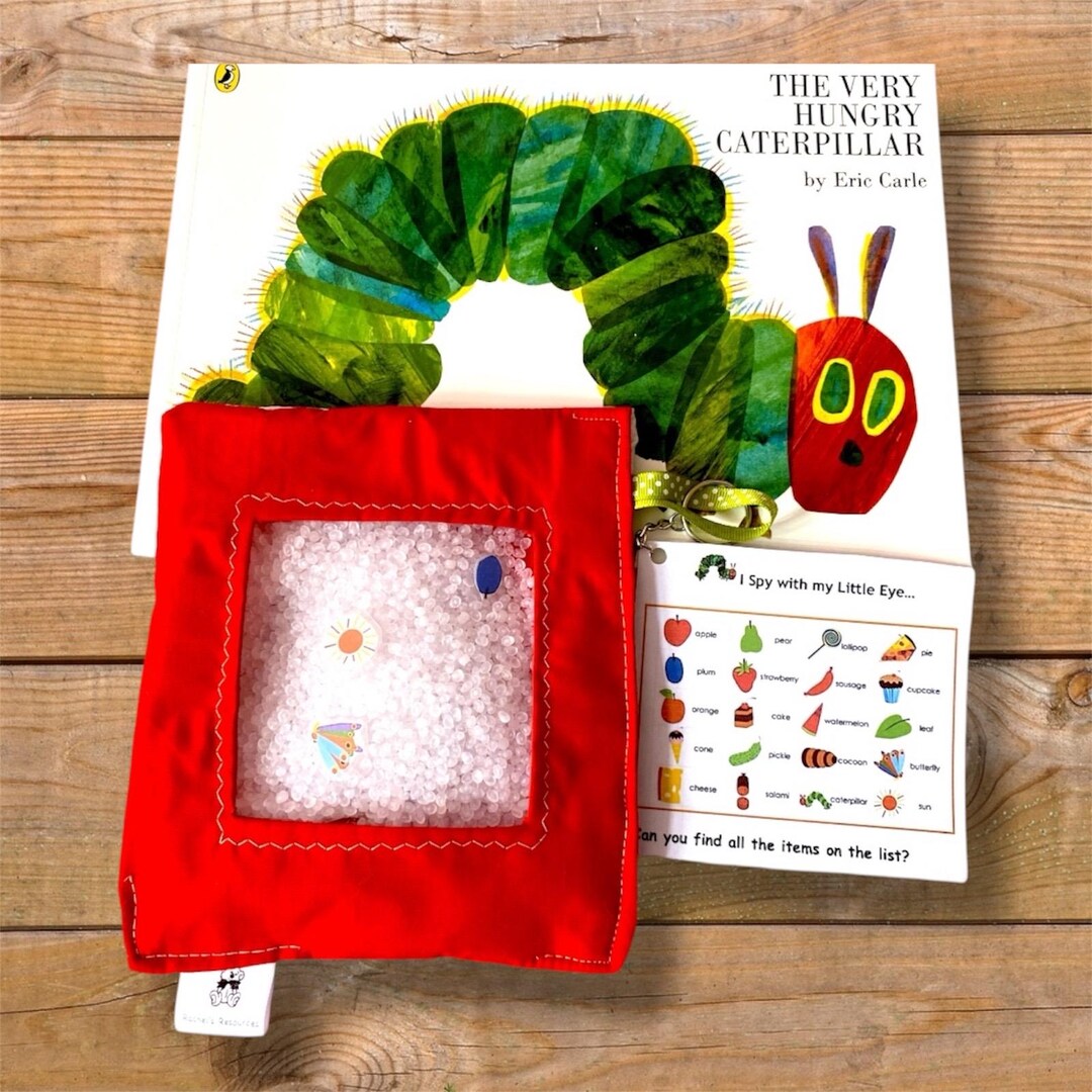 Caterpillar Interactive Story Bag With I Spy Card Attached UKCA TESTED ...