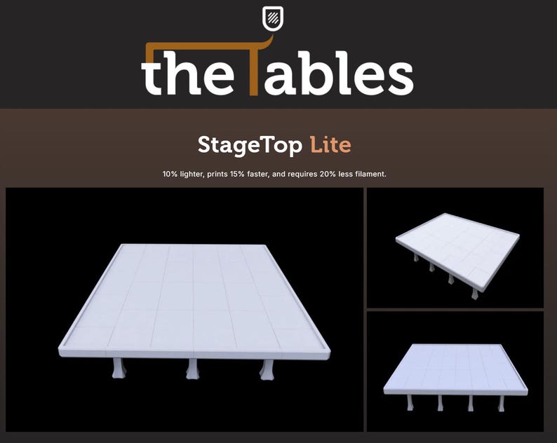 Stagetop - Custom 3D Printed Modular Gaming Table for Epic Sessions - Etsy