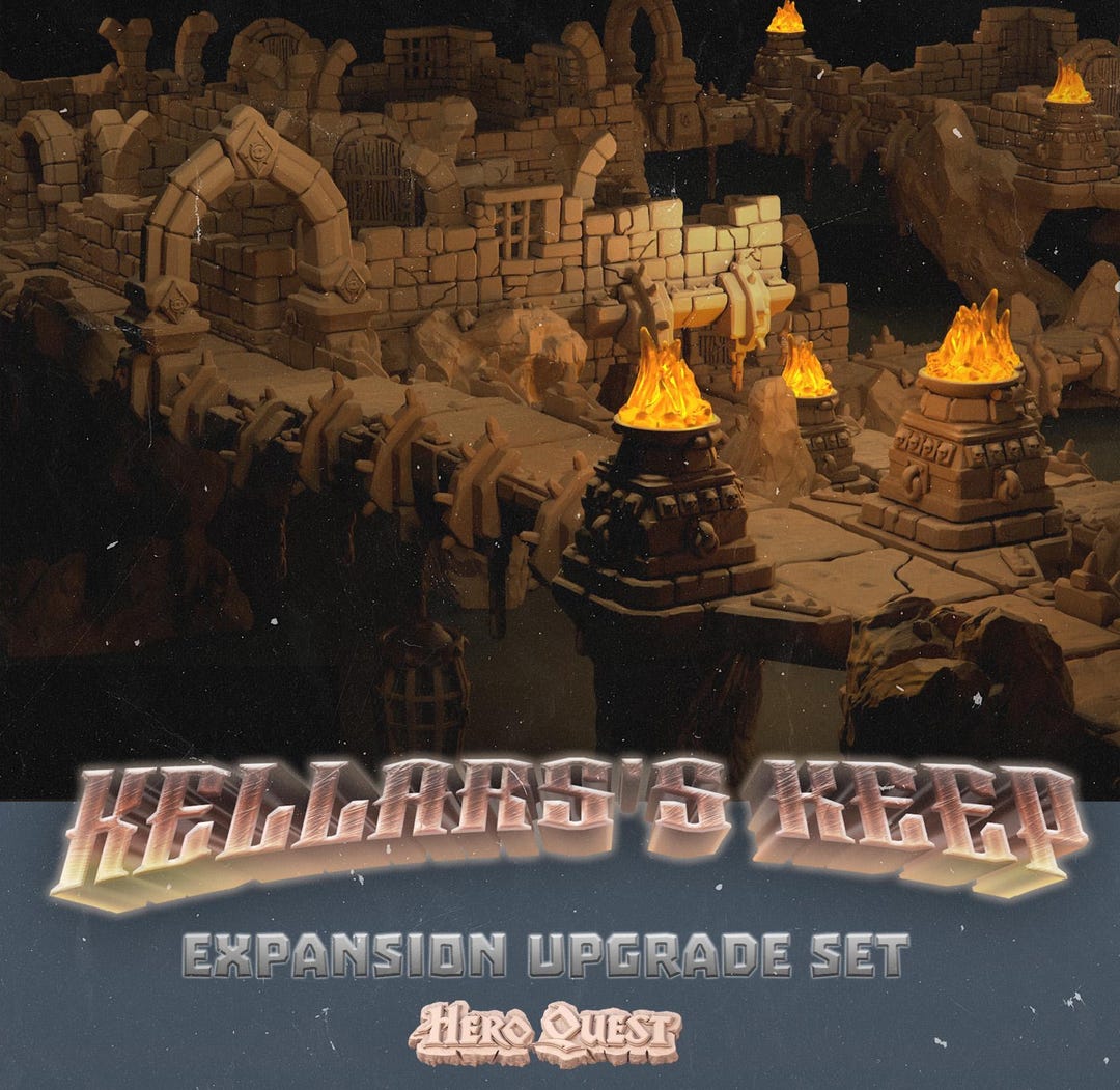 Heroquest: Kellars Keep - Expansion Upgrade Set | Addon to the 3D ...