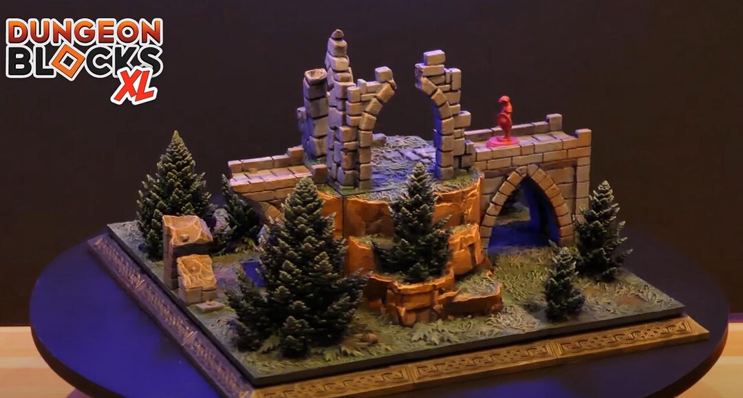 Dungeon Blocks XL: Majestic Highlands Terrain Set - RPG Tabletop Gaming ...