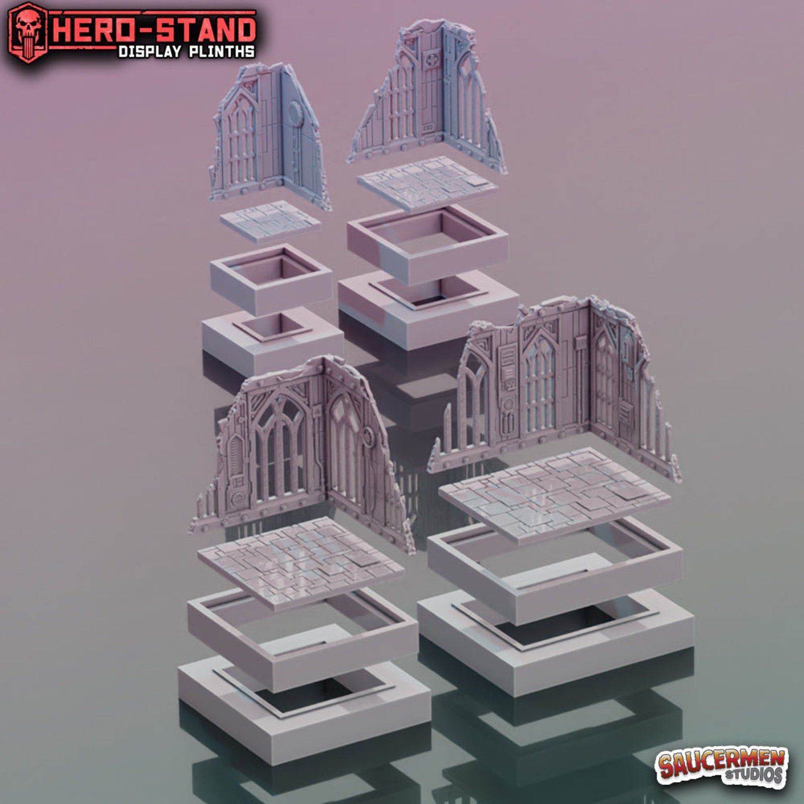 Modular Display Plinths and Diorams for Miniatures and Wargame Squads ...