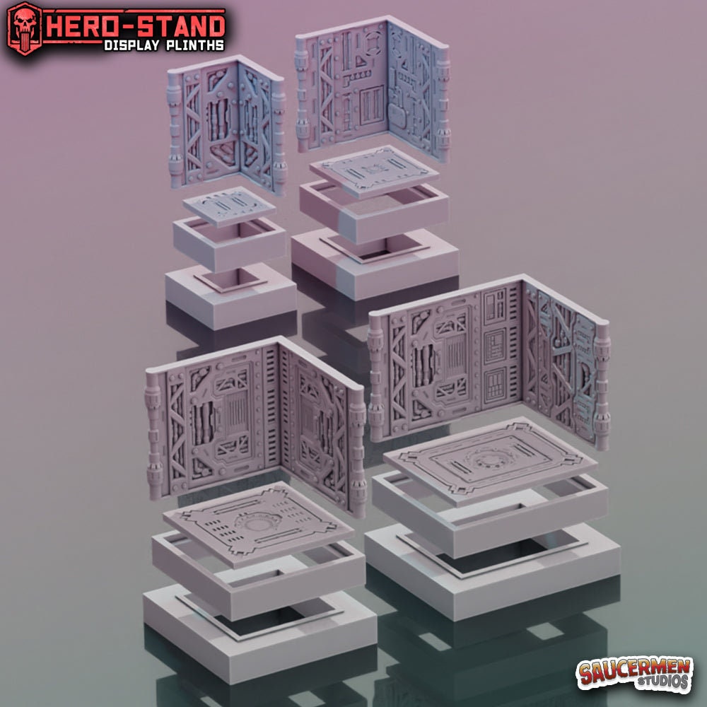 Modular Display Plinths and Diorams for Miniatures and Wargame Squads ...