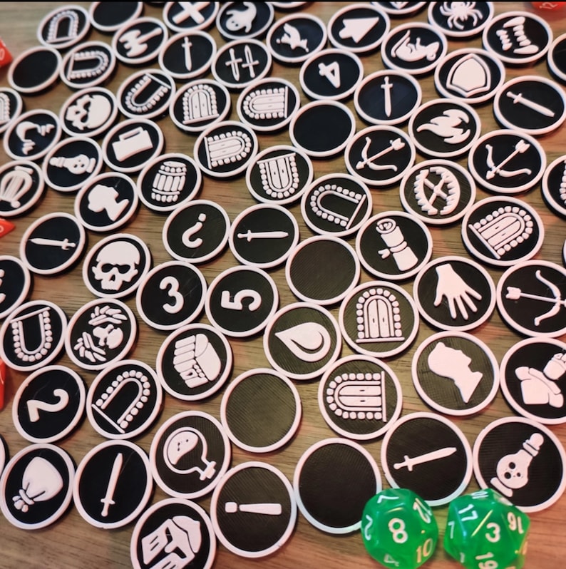 Dungeons & Dragons Fantasy RPG Tokens - Etsy UK