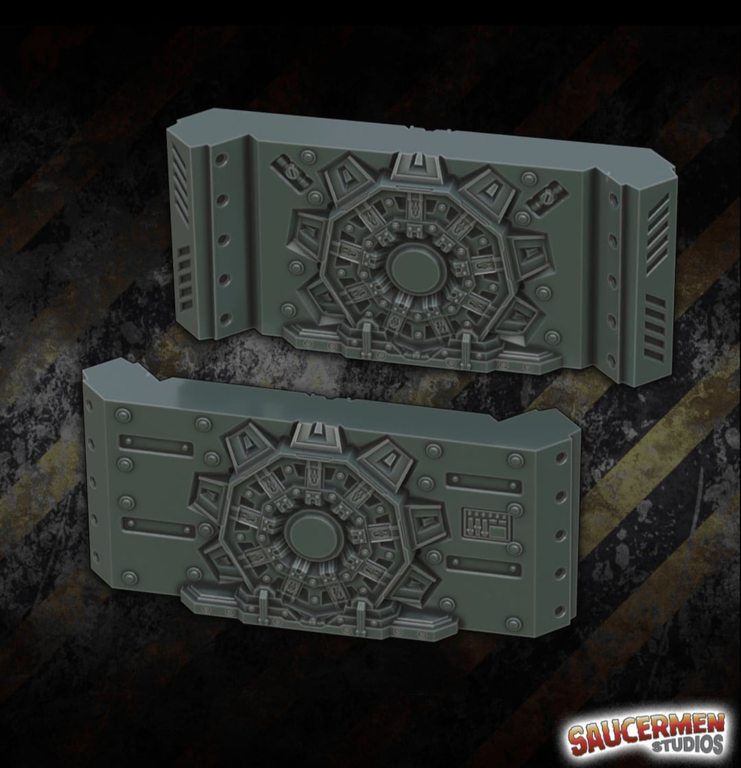 Fortified Vault Door Decor – Fallout-inspired Terrain for Gamers and ...