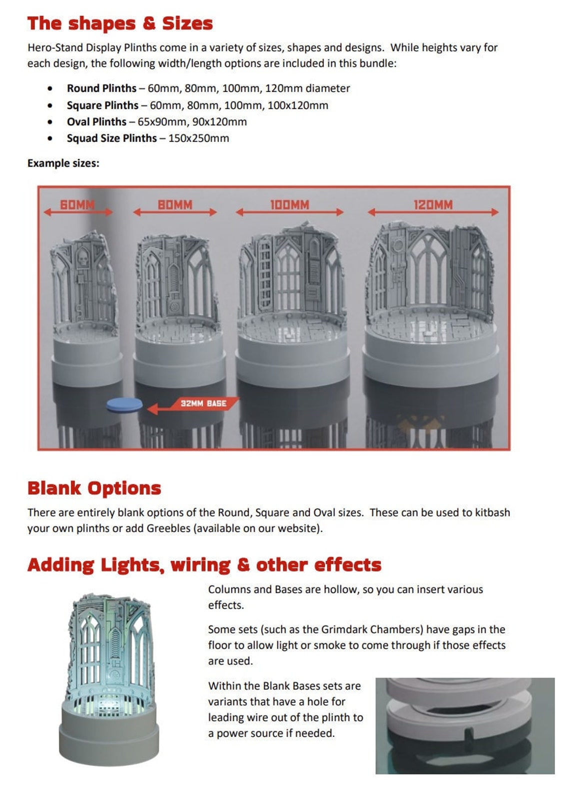 Modular Display Plinths and Diorams for Miniatures and Wargame Squads ...