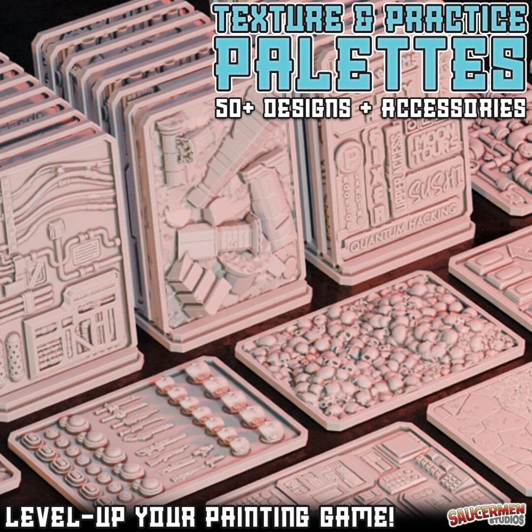 Texture & Practice Palettes for Artists - All New 2025 Collection - Etsy
