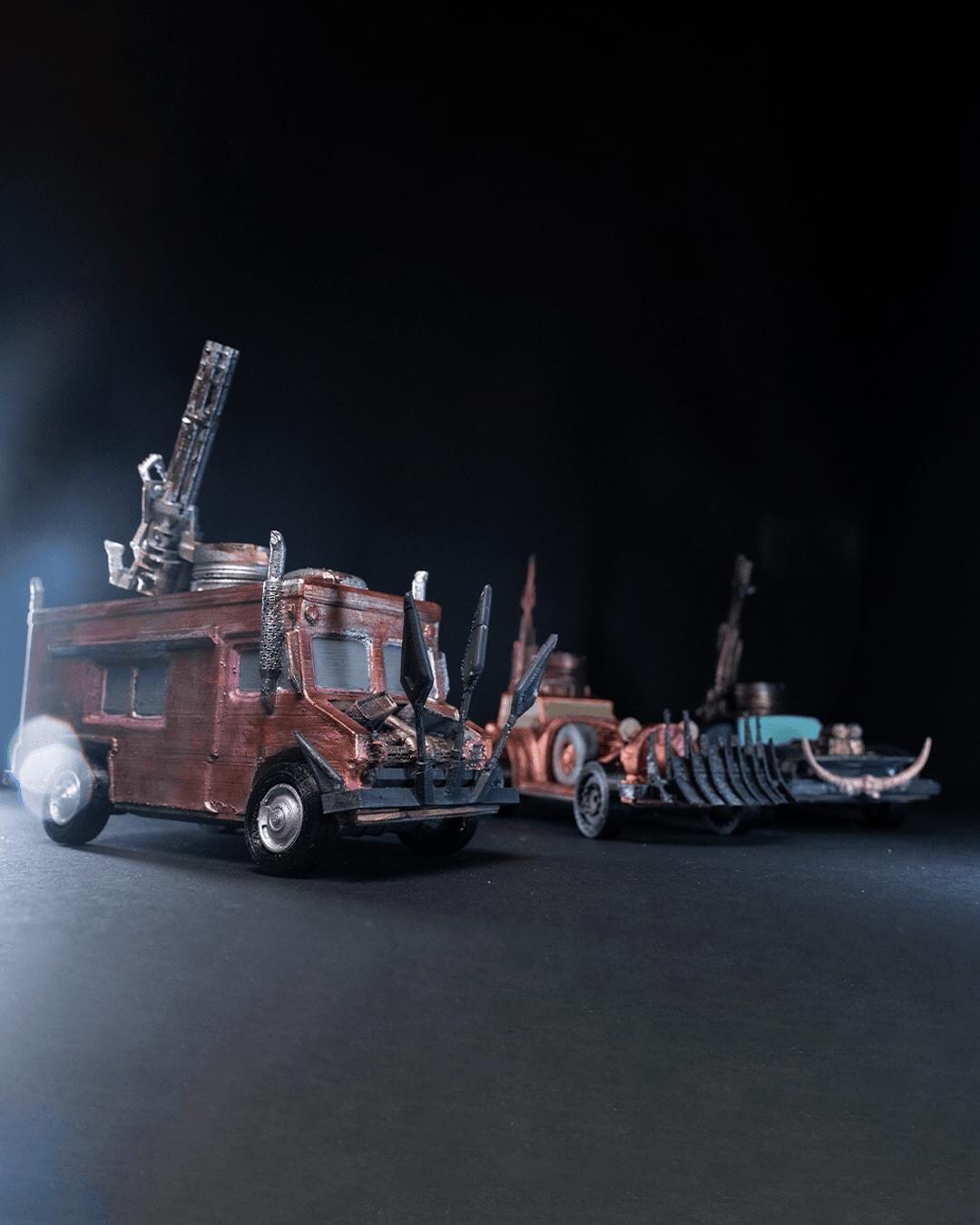 Zombie Apocalypse Vehicles Model Set | Post-apocalyptic Cars - Etsy