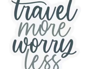 Travel PDF // Instant Download // Printable // Travel More // Worry ...