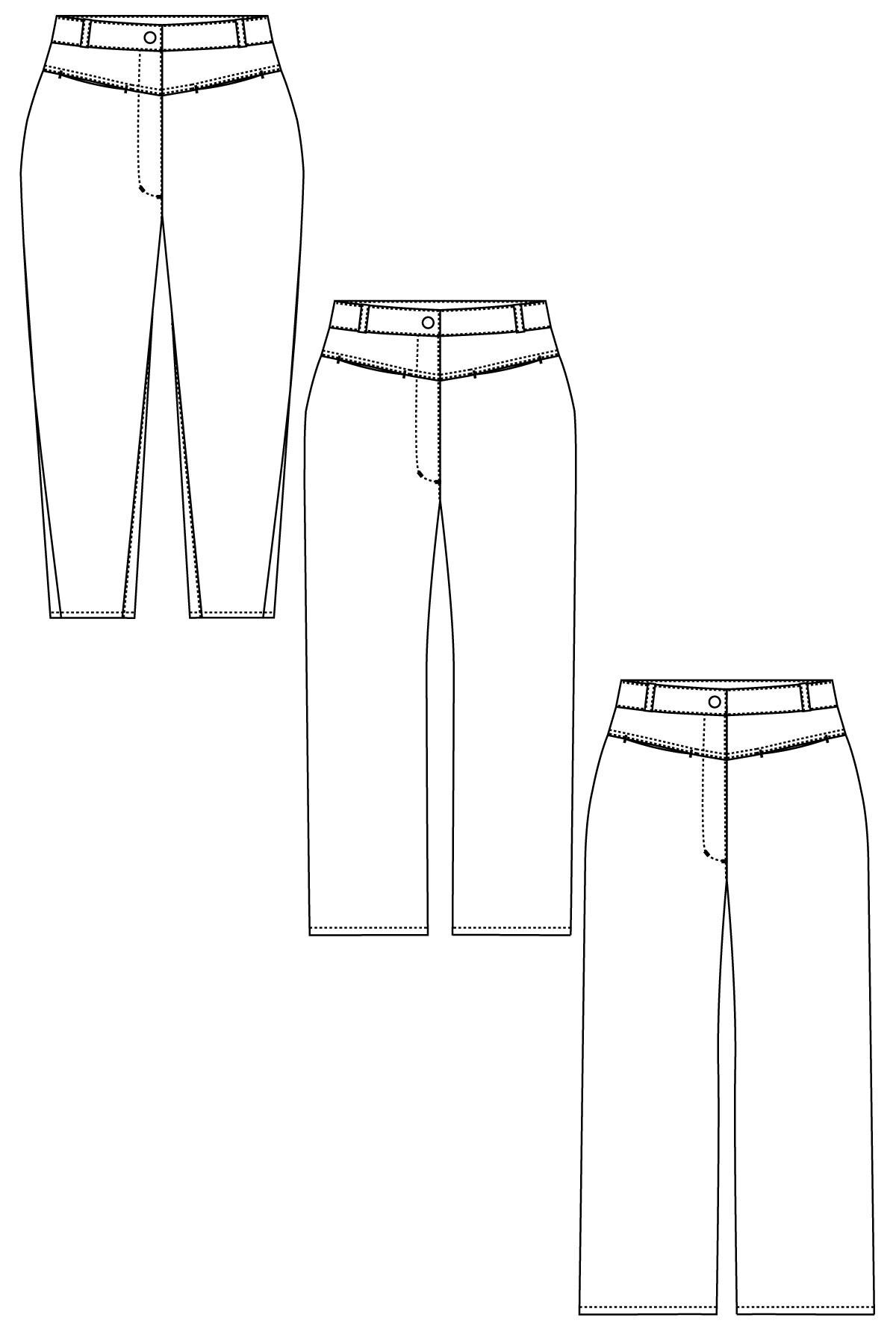 Buttress Jeans PDF Sewing Pattern | Size 00-32 - Etsy