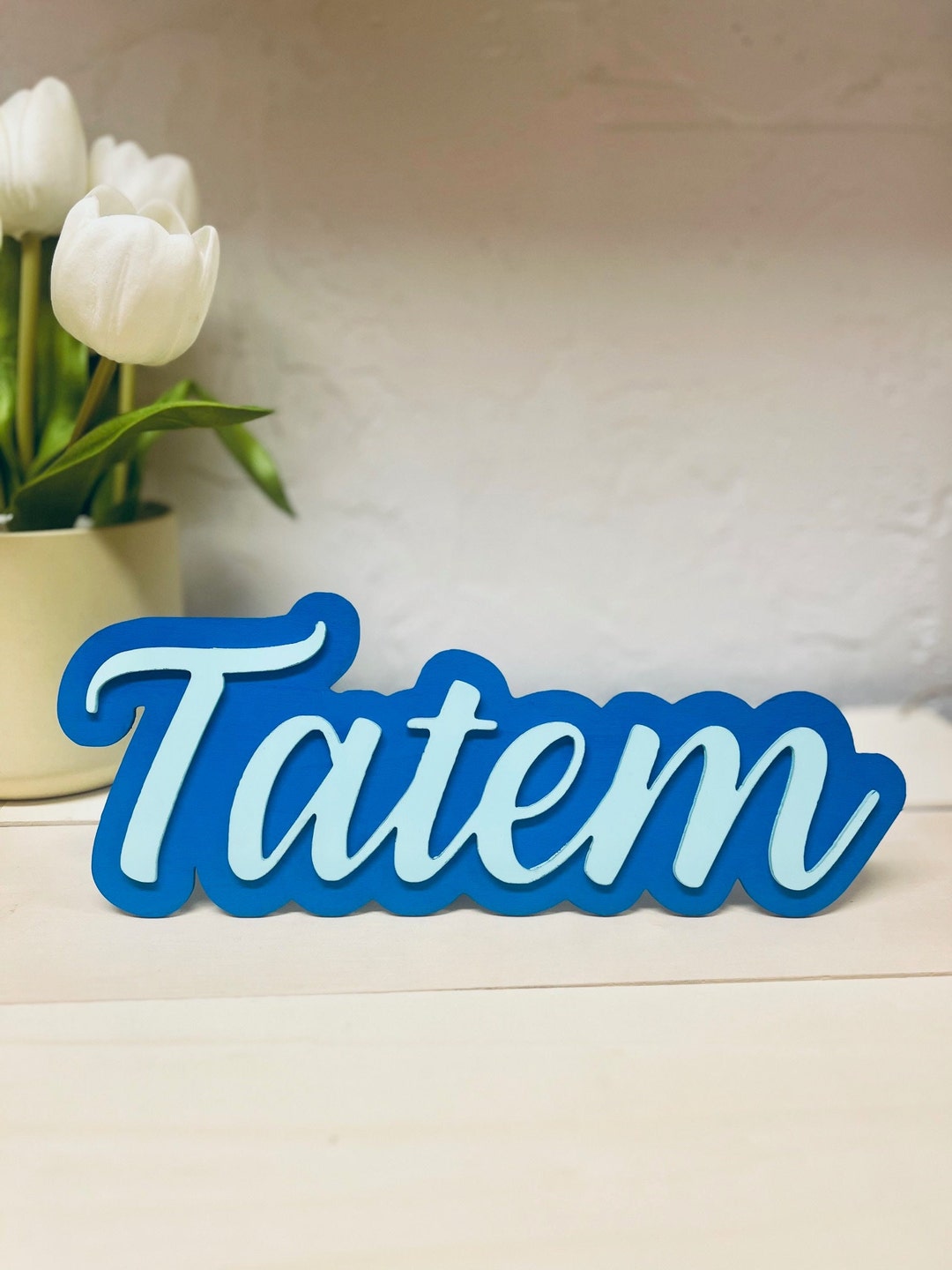 Wooden Name Sign Boy Girl Outline Personalized Decor - Etsy