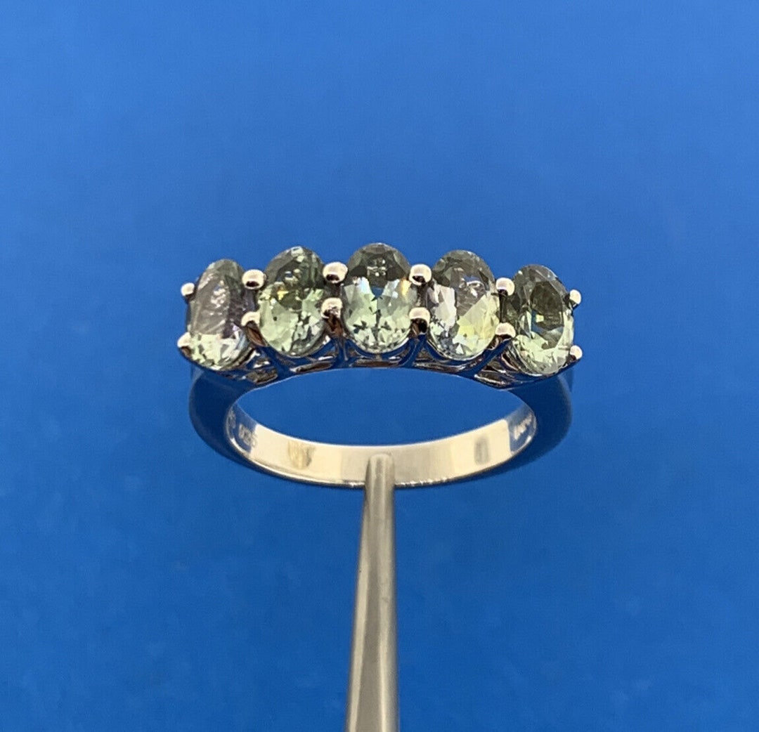 Chuck Clemency STS Sterling Silver 925 Brilliant Green Quartz Cocktail ...