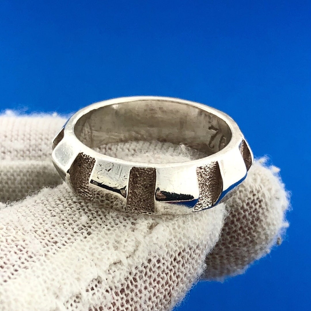 Rare Mignon Faget 925 Sterling Silver Schema Collecton Rotated Dentils ...