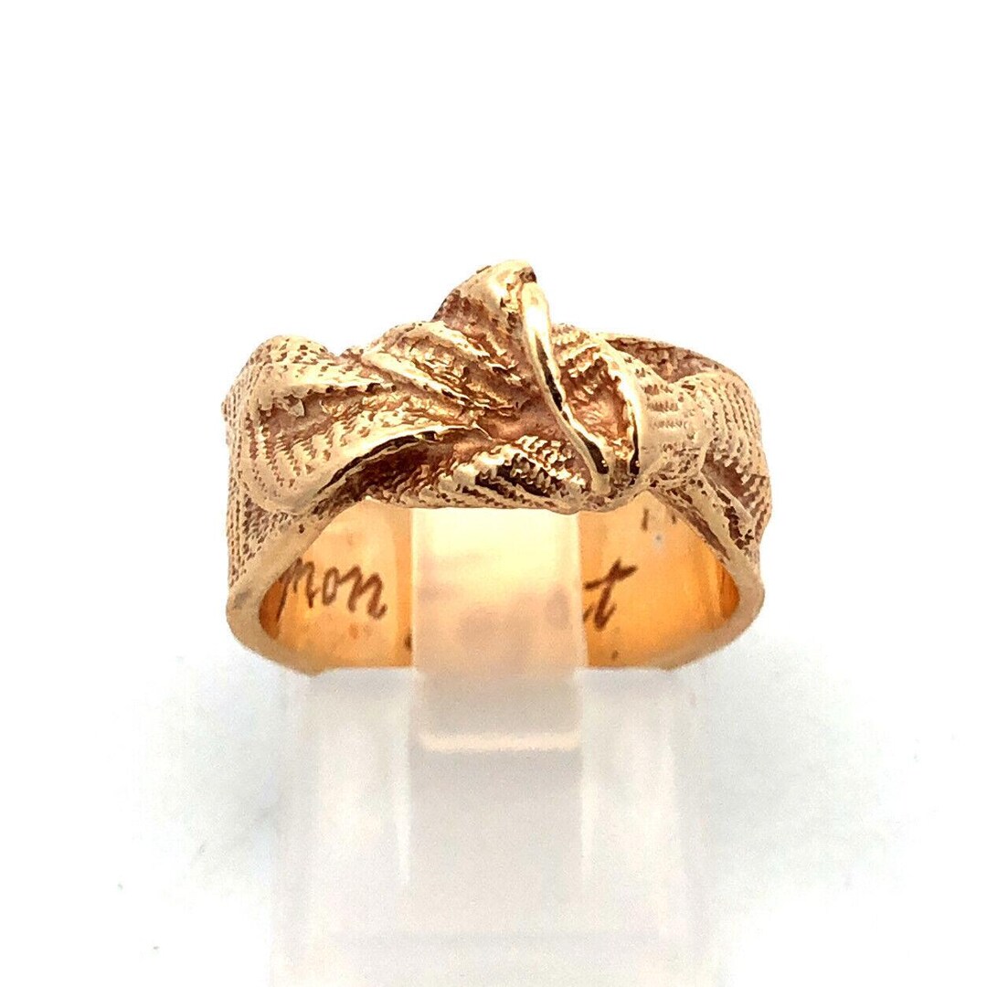 Designer Mignon Faget 14K Yellow Gold Knots and Bows Collection Medium Bow Ring - Etsy