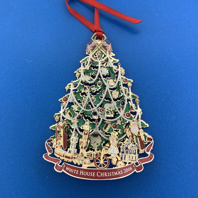 2008 White House Historical Association Harrison Era Tree Christmas ...