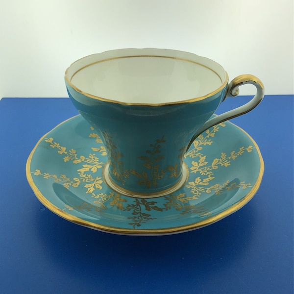 Turquoise Tea Cup - Etsy