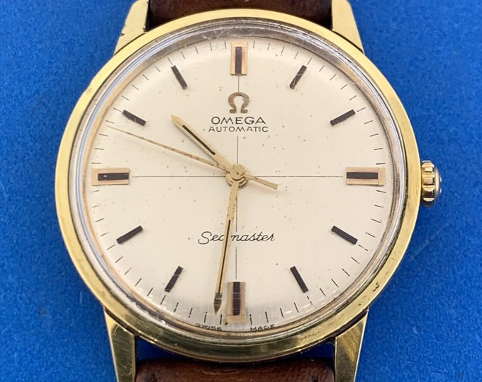 Vintage Omega Seamaster Gold Plated Stainless Steel 552 Caliber Automatic Watch - Etsy UK