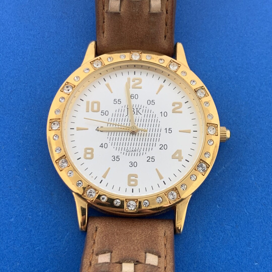 Camrose & Kross the JBK Collection Gold Tone CZ Seiko Quartz T011233 ...