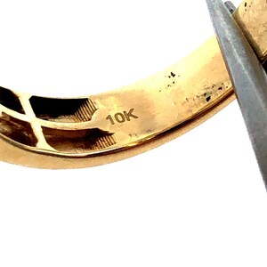 Designer Dadwani 10K Yellow Gold Diamond Pave Crown Statement Ring - Etsy