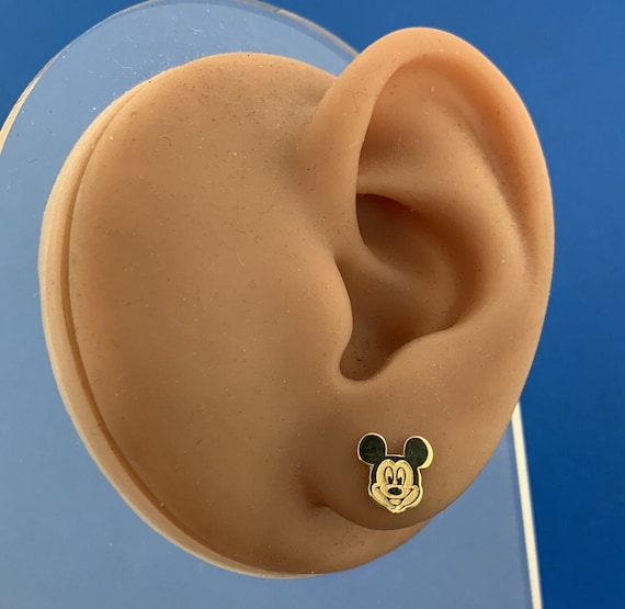 10k gold mickey mouse earrings store